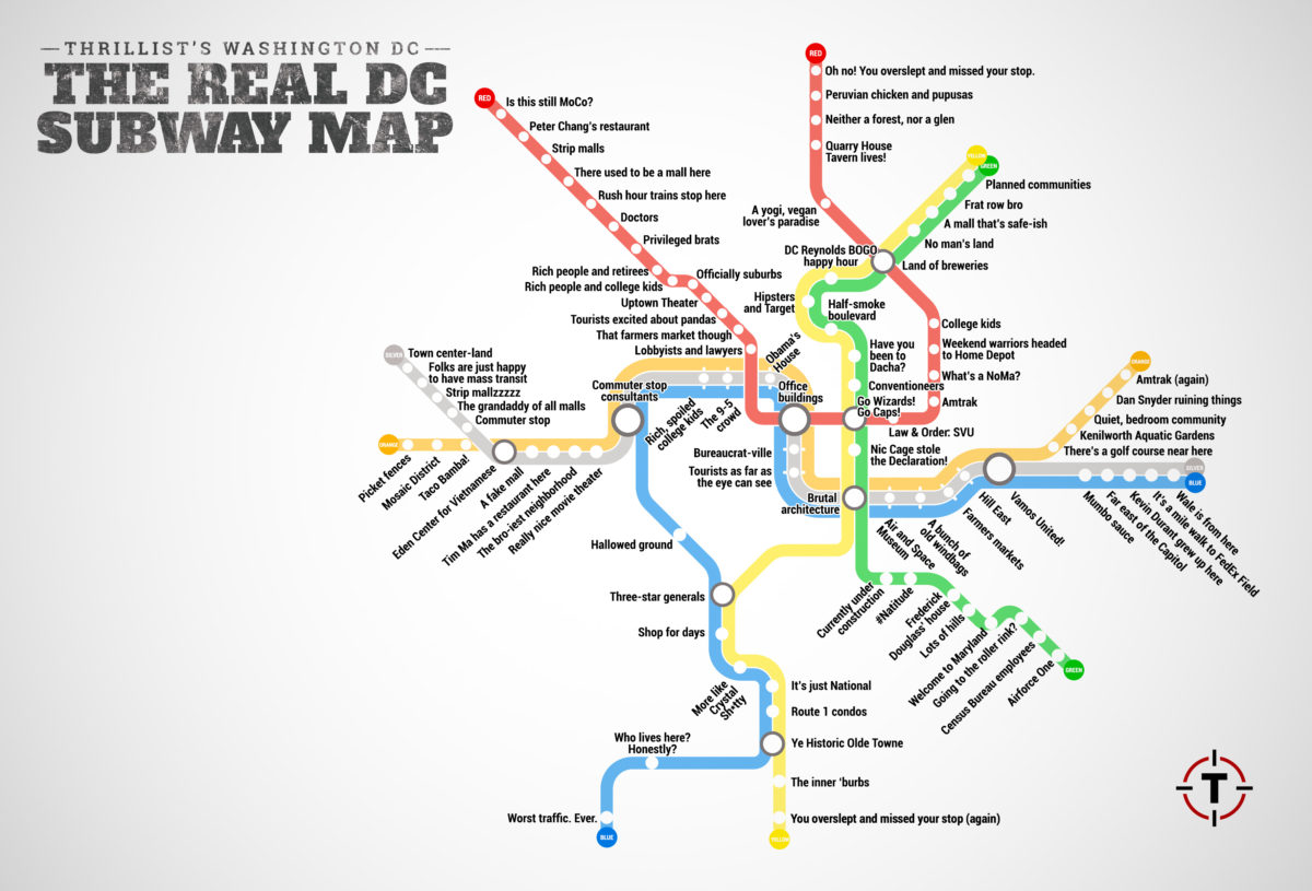 The REAL Metro Map – The Bull Elephant