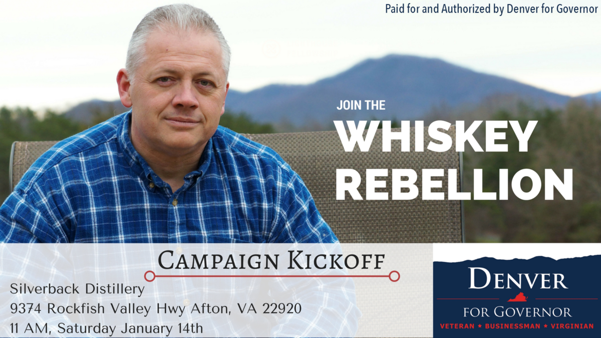 Denver Riggleman to Kick Off Campaign this Saturday! – The Bull Elephant
