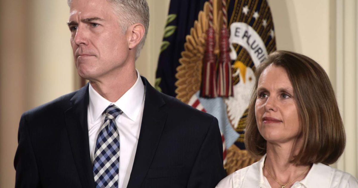 Neil Gorsuch and his wife Marie Louise Gorsuch – The Bull Elephant
