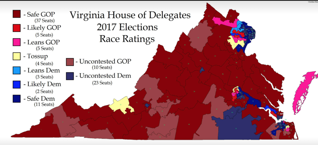 Analysis of hotly contested races in the House of Delegate Races (Part ...