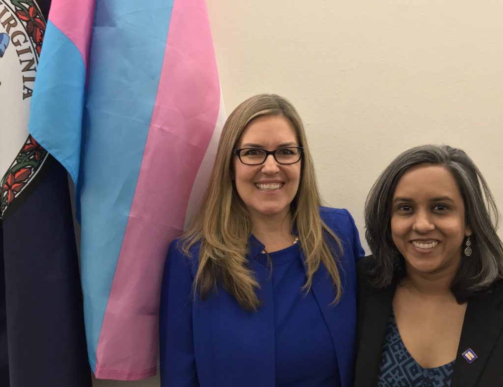 Rep. Jennifer Wexton replaces POW/MIA flag with the transgender flag ...
