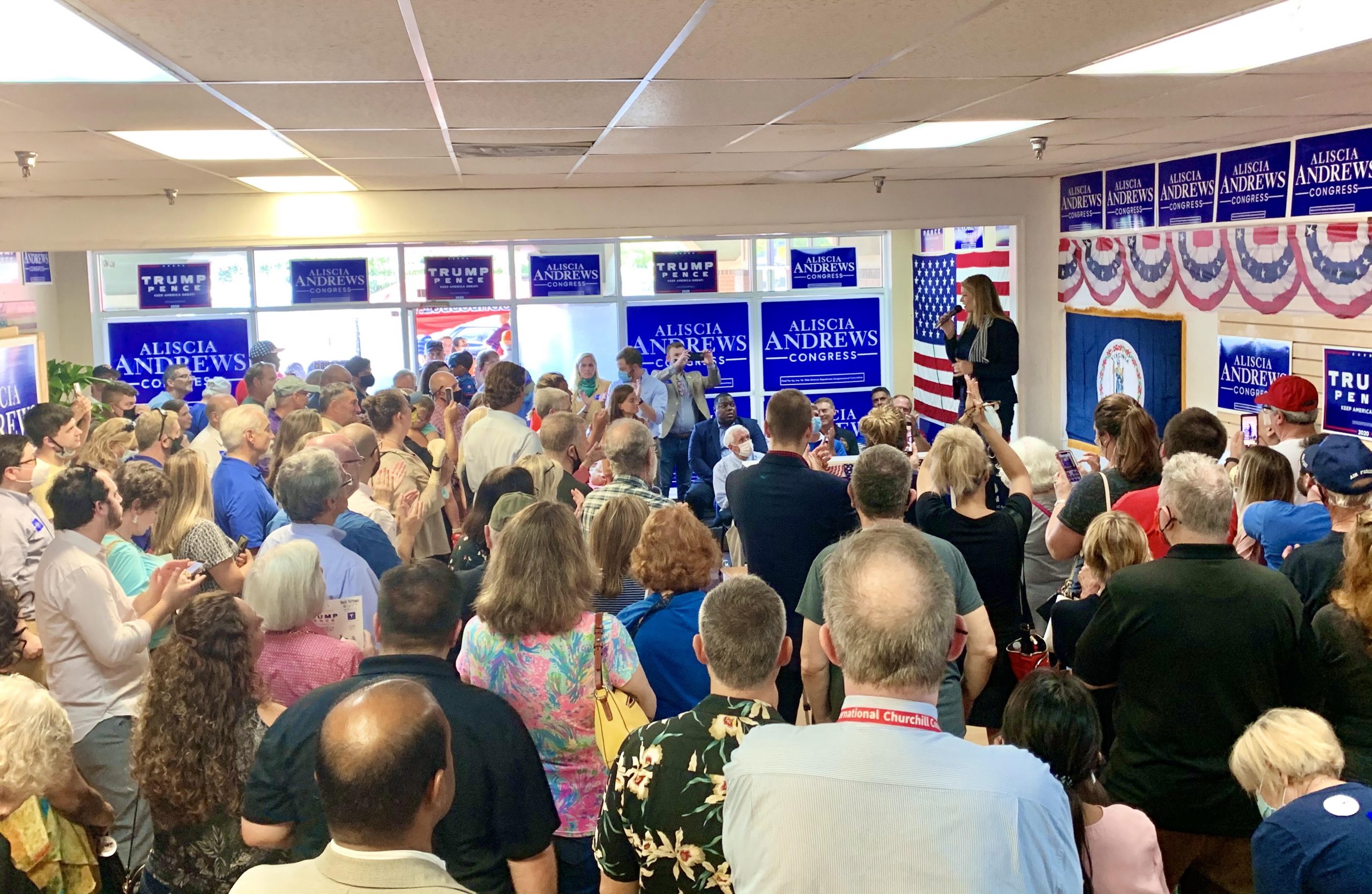 Aliscia Andrews opens campaign office to a packed house – The Bull Elephant