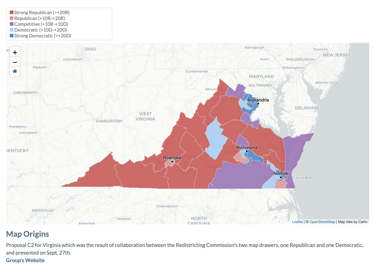 New state senate map – The Bull Elephant