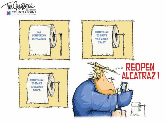 Sunday Memes–Make Alcatraz Great Again – The Bull Elephant